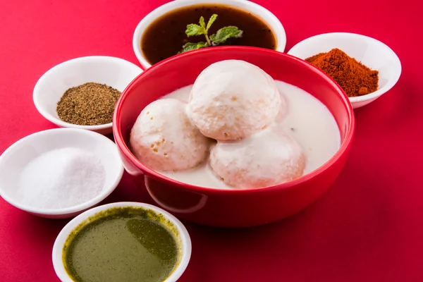 Traditional south indian food or recipe idli or idly with sambar or ...