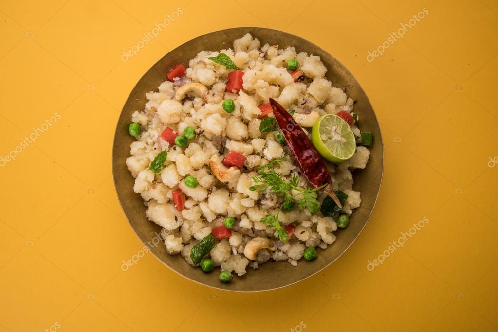 Upma or upama or uppuma, favourite south indian sweet and salty ...