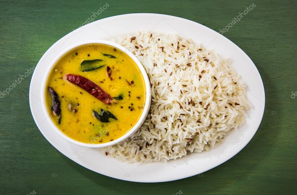 Dal chawal - dal fry rice Stock Photo by ©stockimagefactory.com 115213758