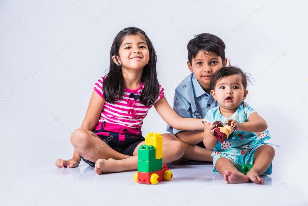 Indian Kids Playing Video Games