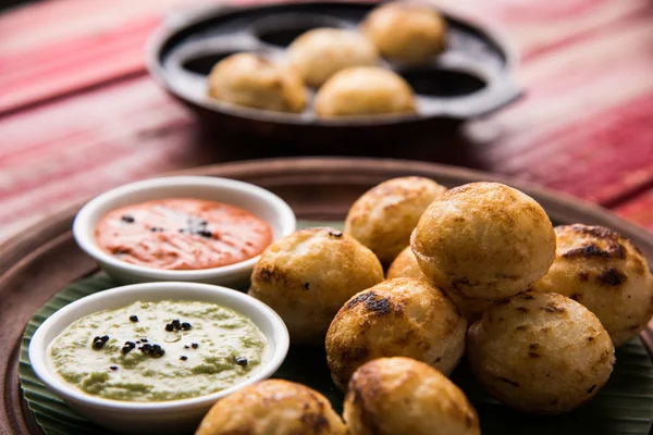 South indian popular food Appe or Appam or Rava Appe — Stock Photo ...
