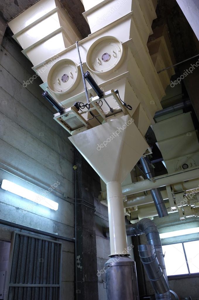 Inside silo barn of a grain factory Stock Photo by ©MariaiC 83066050