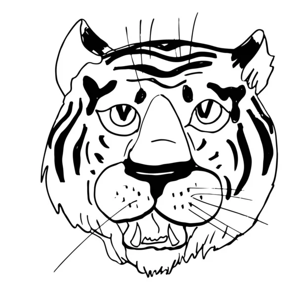 Tiger Clipart Mask Easy To Draw