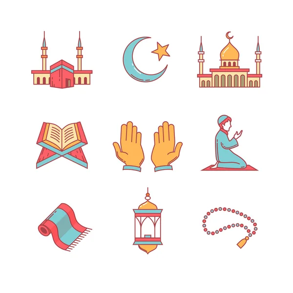 Islamic icons Vector Art Stock Images | Depositphotos