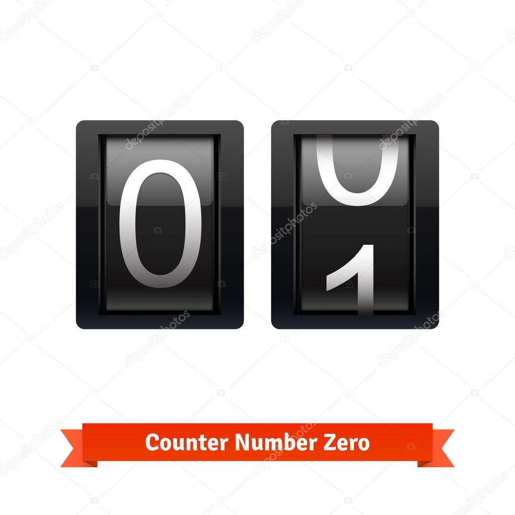 Number Counter Vector