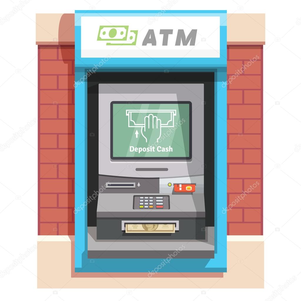Street ATM teller machine — Stock Vector © IconicBestiary #88736928
