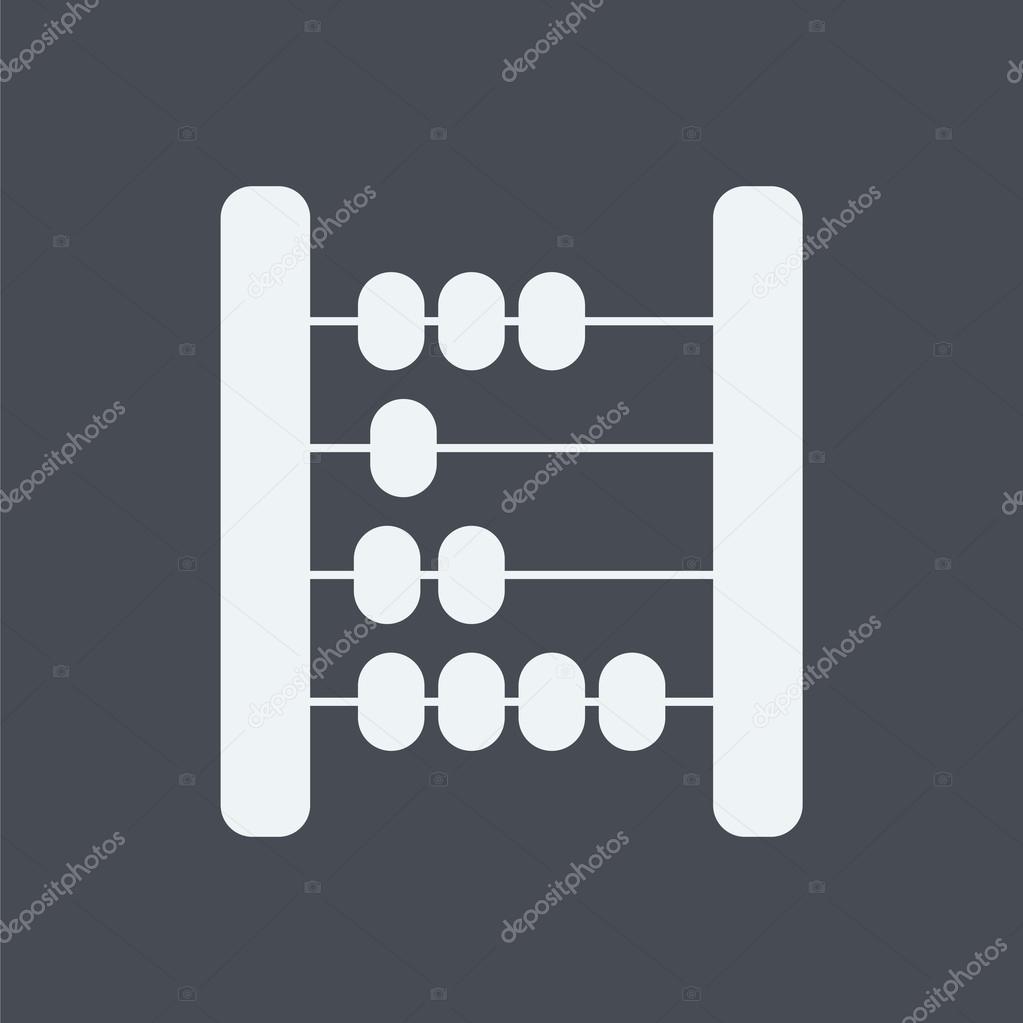 Ancient calculator icon. Math icon. — Stock Vector © mfbs #88330846