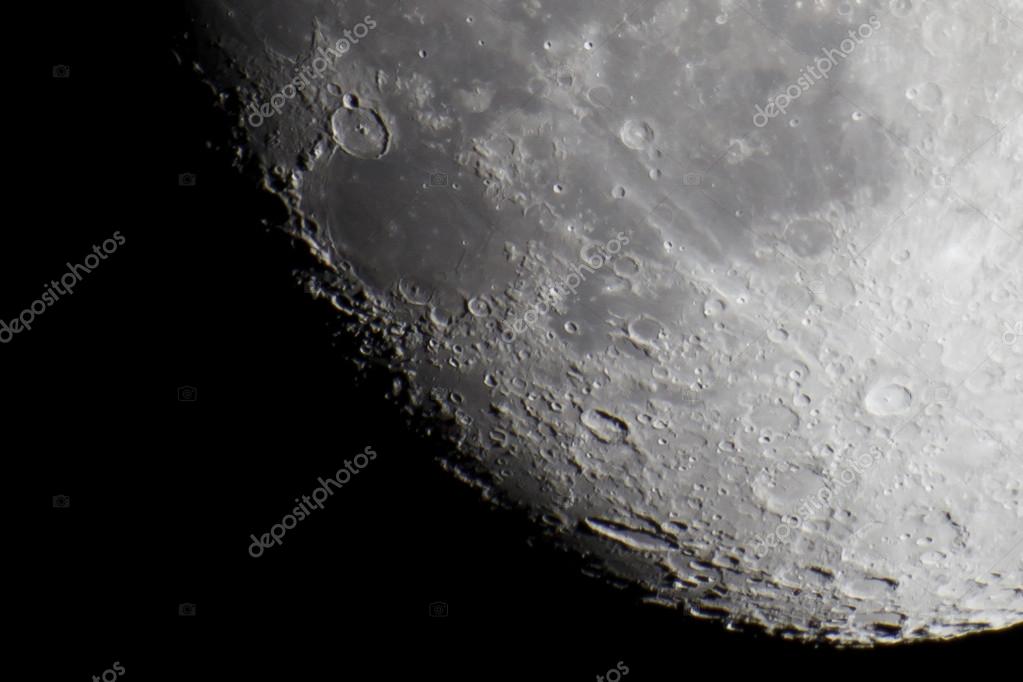 Moon - waning gibbous — Stock Photo © d_mrowka #83235550