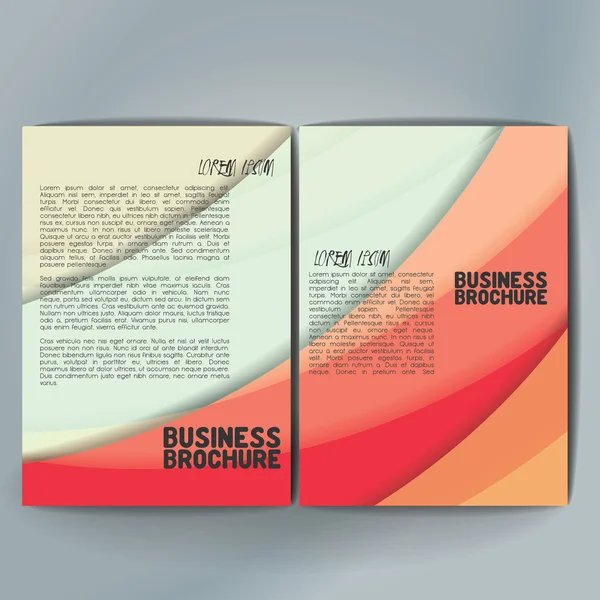 Image vectorielle Vector brochure template design, A4 size. par ©Oana ...