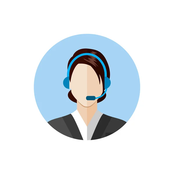Female call center Vector Art Stock Images | Depositphotos