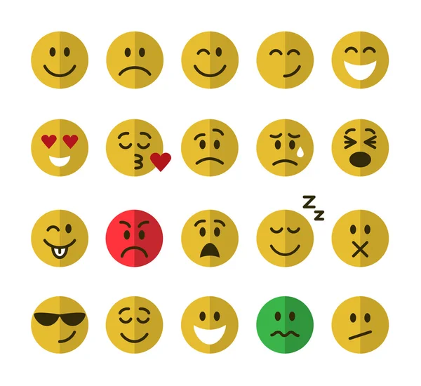 Emoticons icons. The mood is from bad to good. Rating. Stock Vector ...