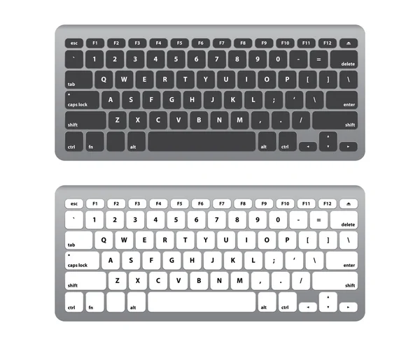 Latin alphabet keyboard layout set - Isolated Vector Illustration Stock ...