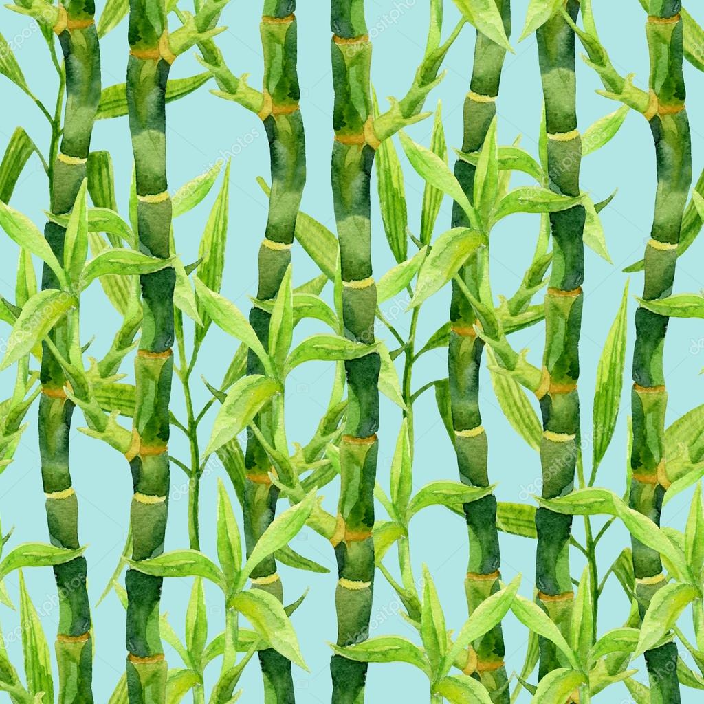 Bamboo watercolor seamless pattern — Stock Photo © Tetiana_Syrytsyna ... Bamboo watercolor seamless pattern — Stock Photo © Tetiana_Syrytsyna ...
