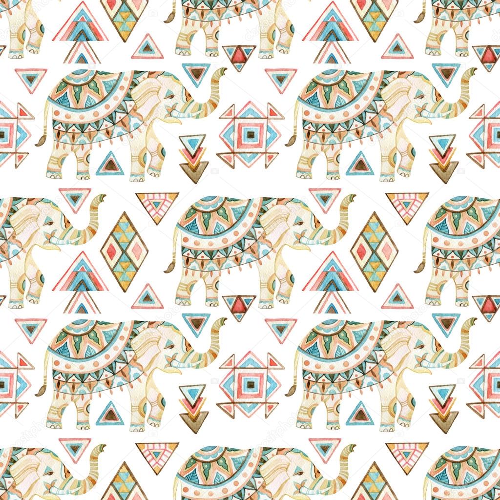 Bohemian Elephant Background