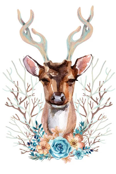 Deer illustration Stock Photos, Royalty Free Deer illustration Images ...