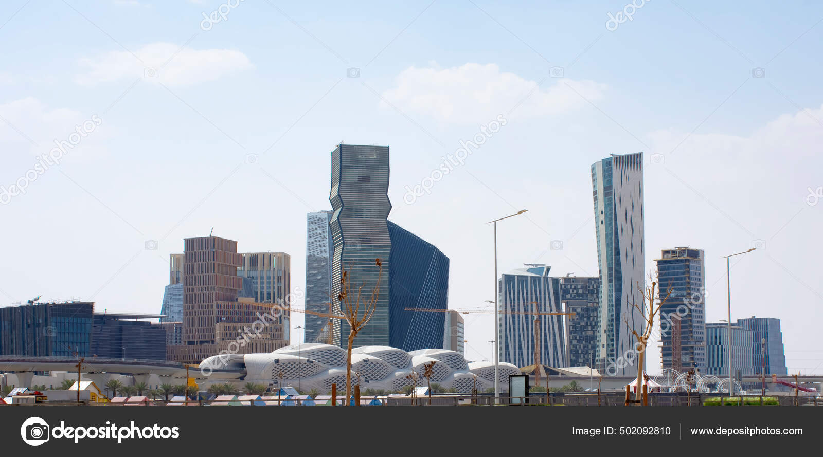 Riyadh Saudi Arabia Ksa August 2021 New Buildings King Abdullah – Stock ...