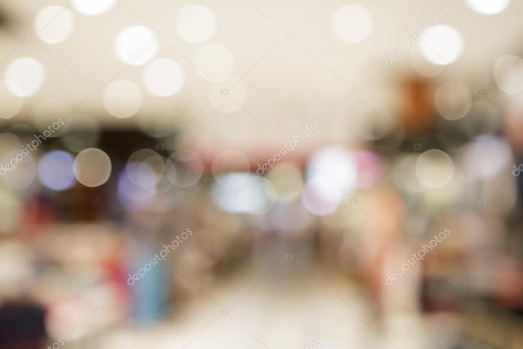 Department store blur background with bokeh Stock Photo by ©nattstudio ...