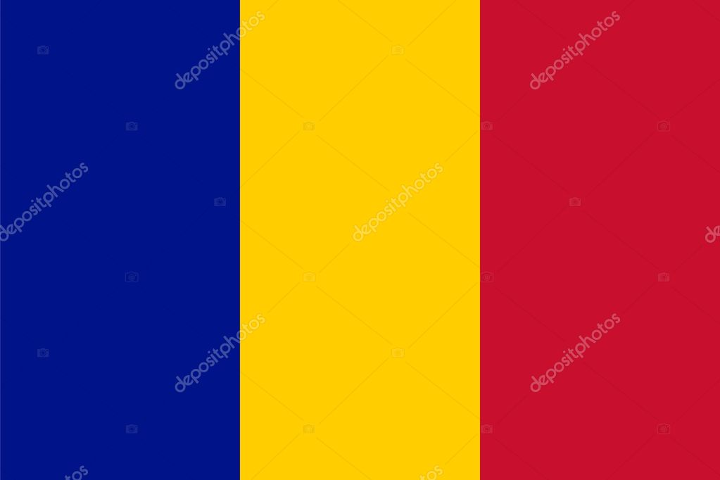 Proporciones estándar para la bandera de Chad Vector de stock #97074628 ...