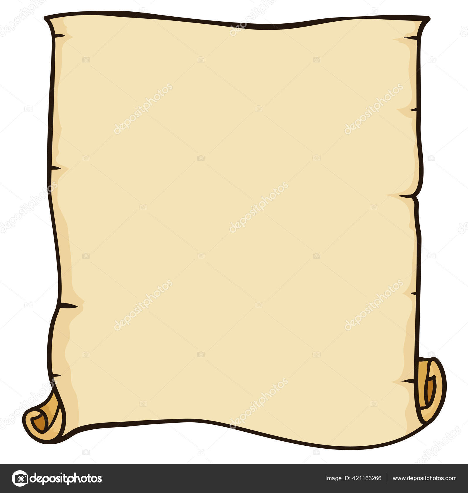 Scroll Drawing Template