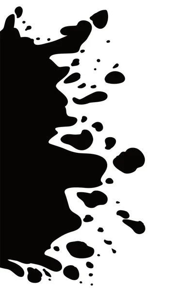 Paint Splatter Silhouette Vector