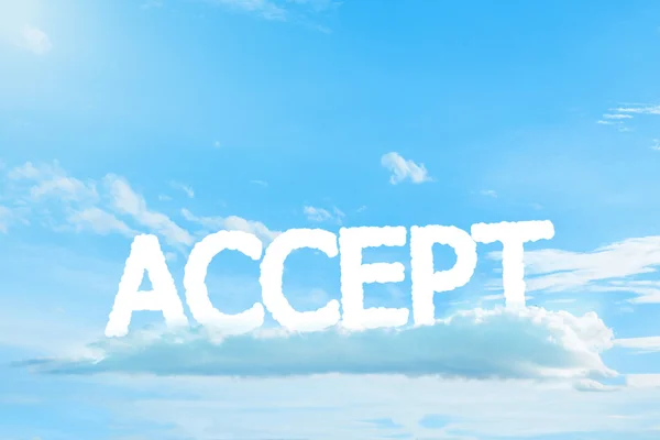 Accept text cloud - Stock Image - Everypixel