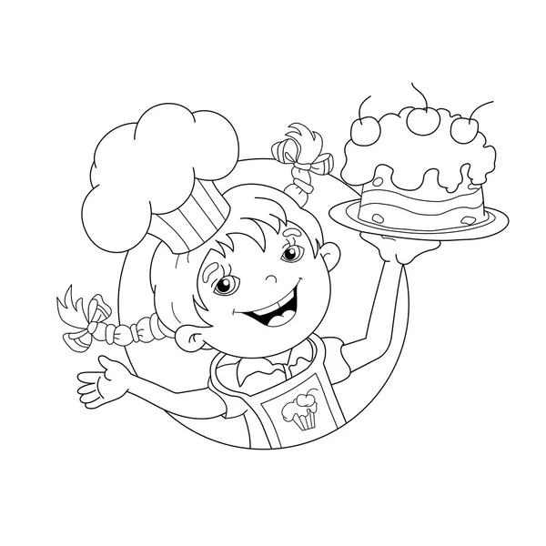 Girl Chef Coloring Pages