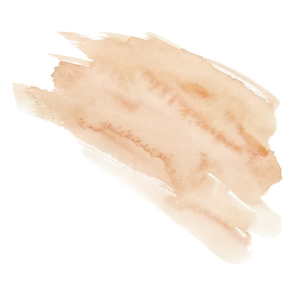 Hand Drawn Watercolor Stain Of Pastel Natural Delicate Shade Gentle