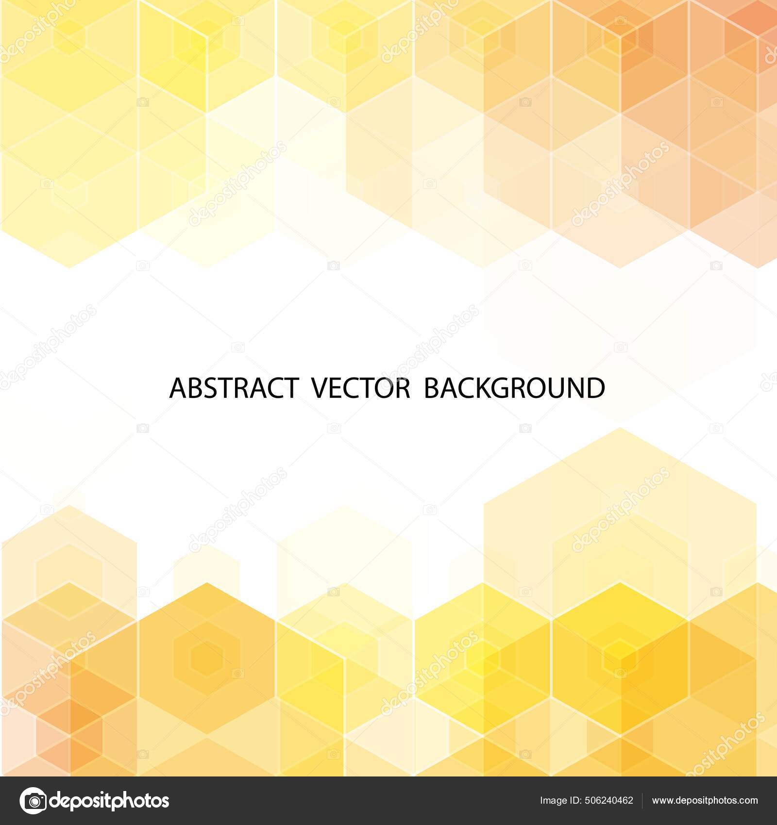 Yellow Vector Hexagon Background Stock Vector by ©MaksimTomko91.gmail ...