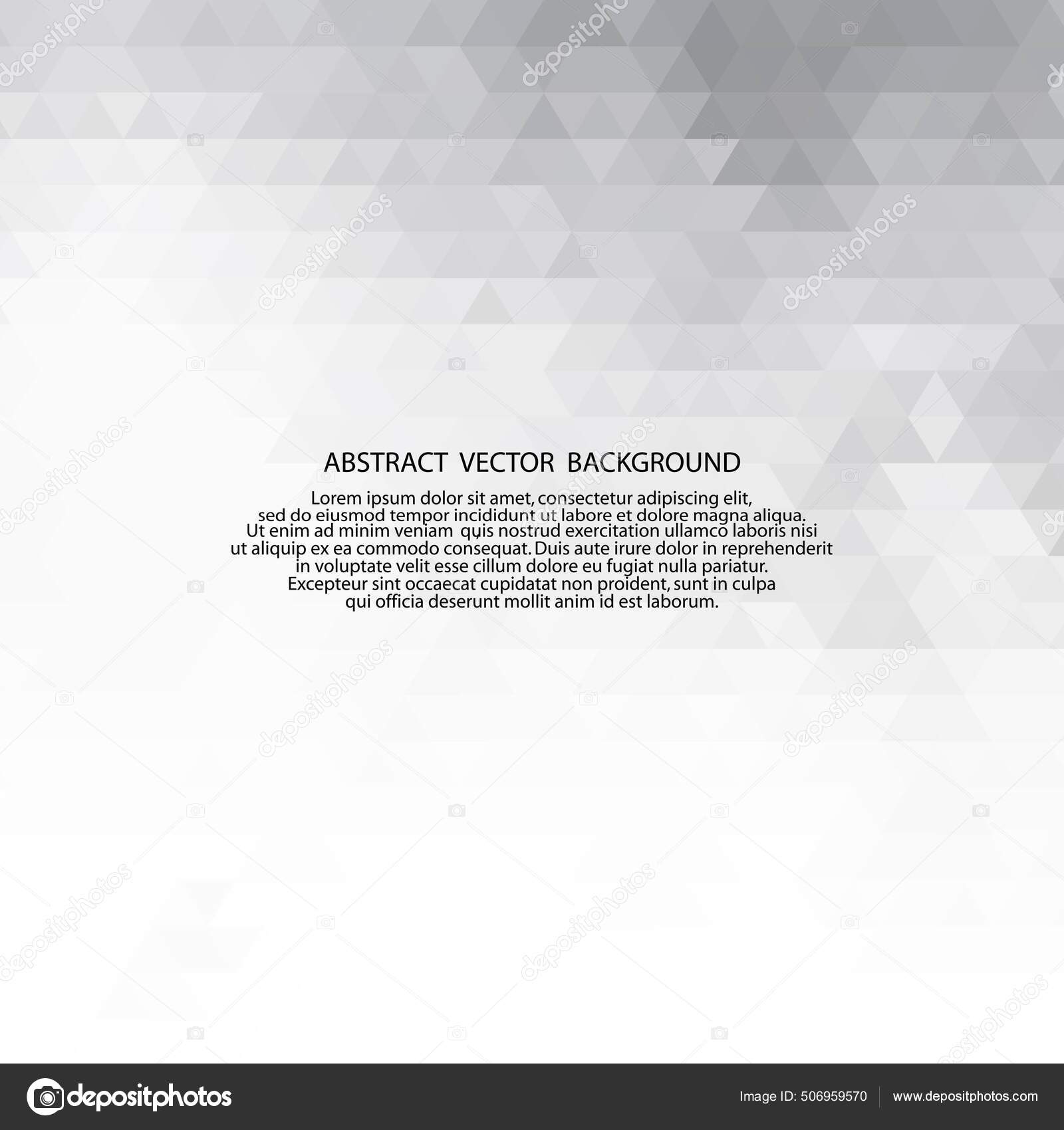 Gray Abstract Triangles Background Eps Stock Vector by ©MaksimTomko91 ...