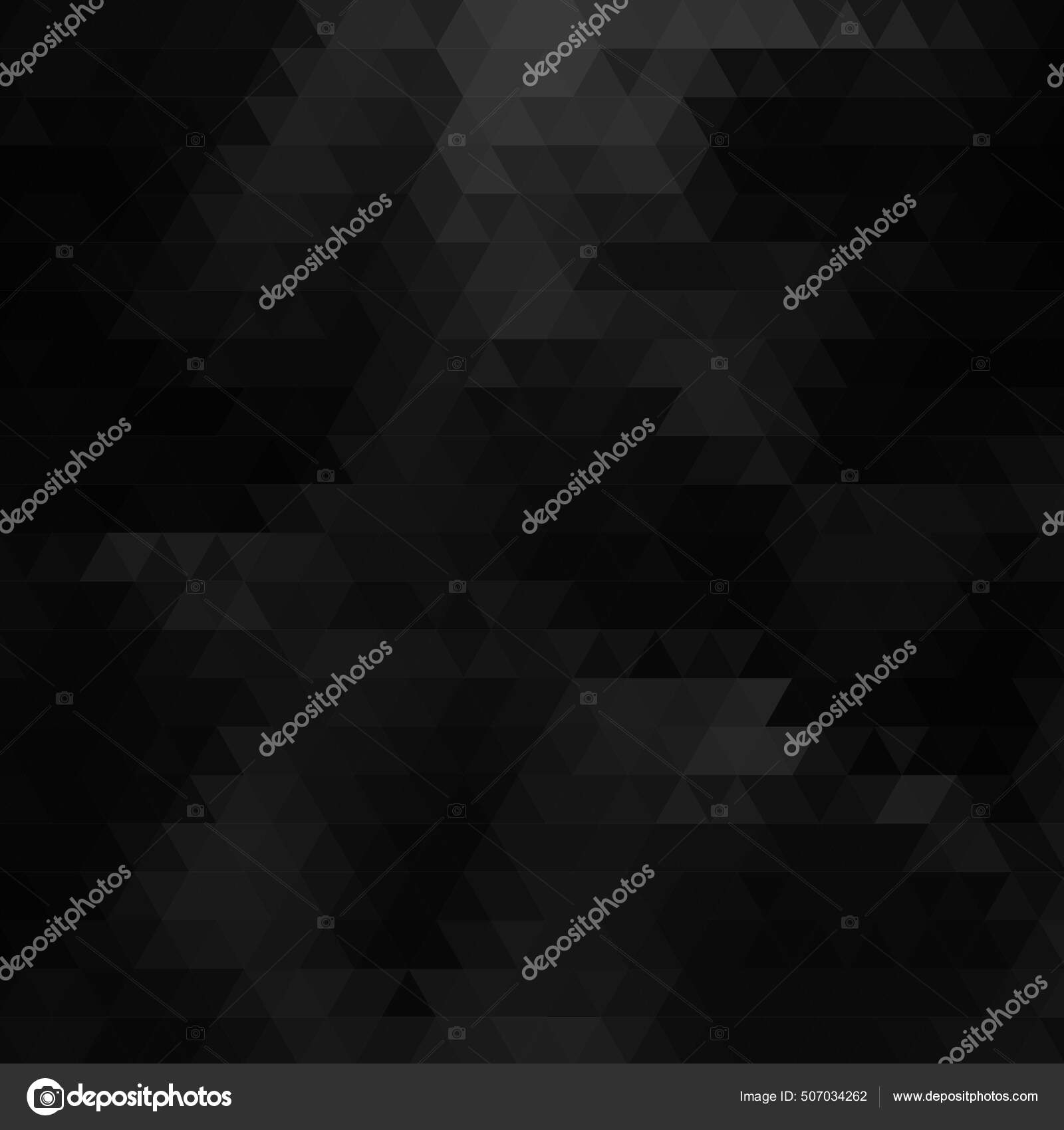 Triangle Pattern Vector Background Black Triangles Stock Vector by ...