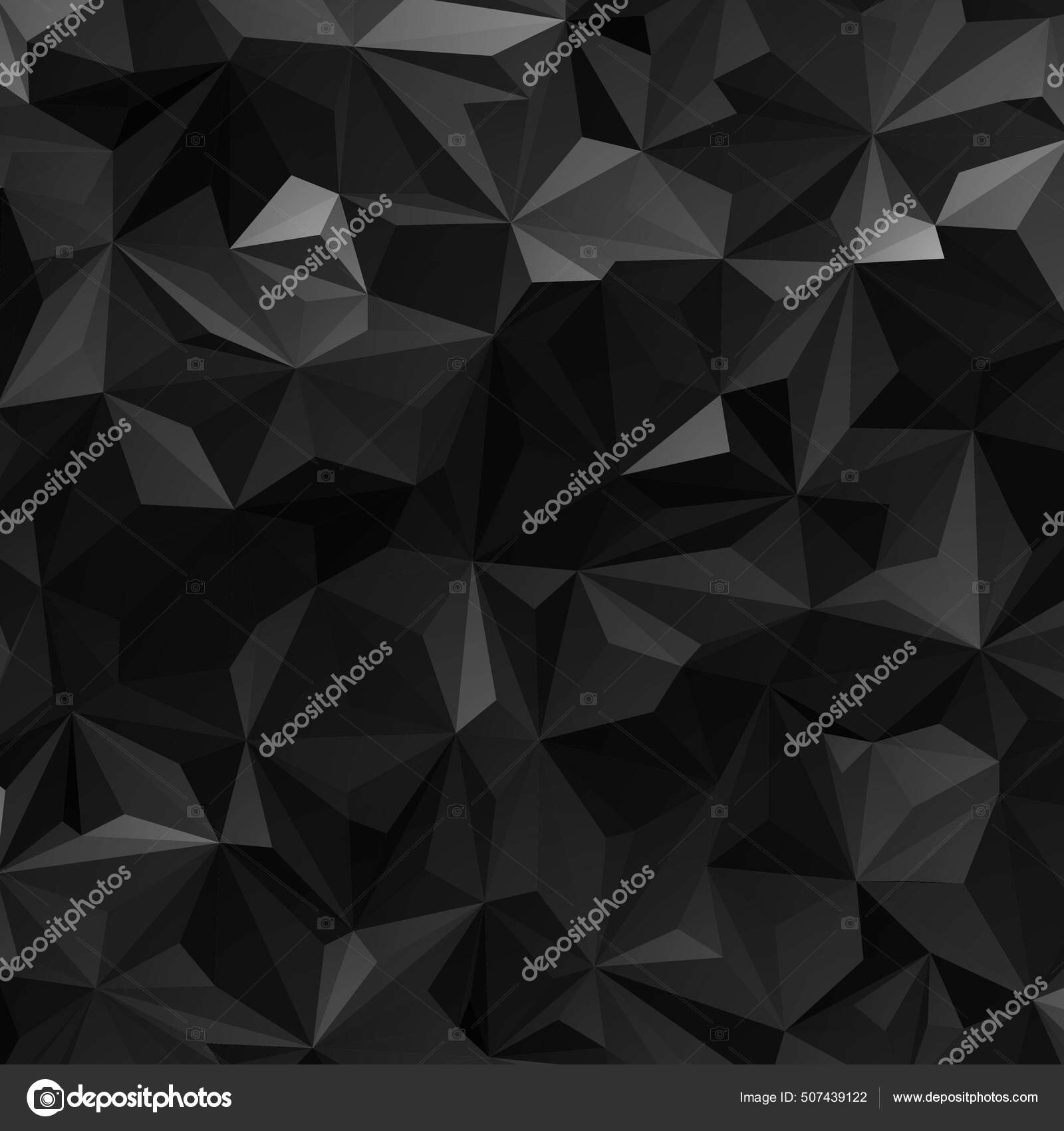 Black Triangular Vector Background Layout Advertising Stock Vector ...