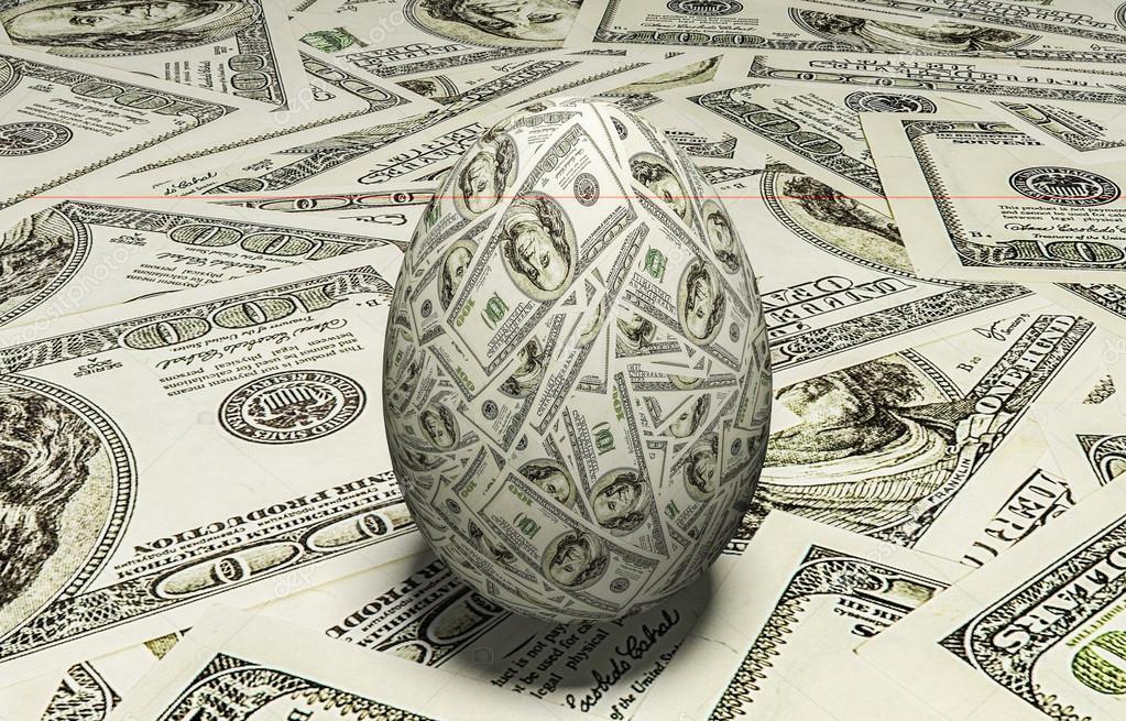 Easter eggs with a dollar banknote Stock Illustration by ©sacura2015 ...