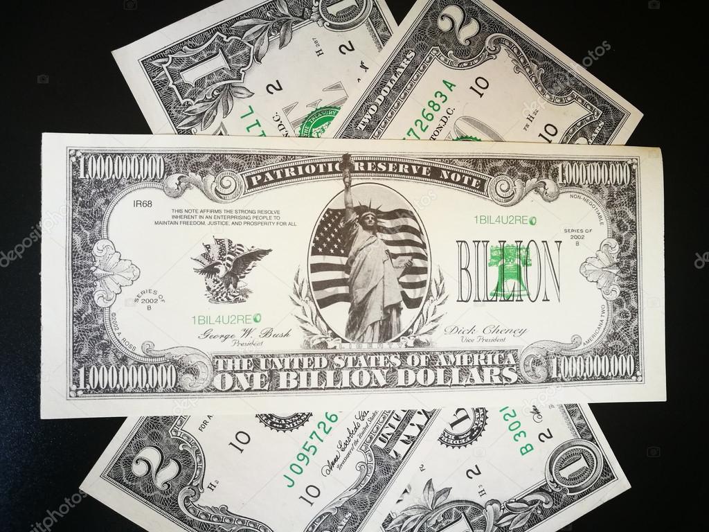 Gift money (fake note) one billion dollars Stock Photo by ©mediavn ...