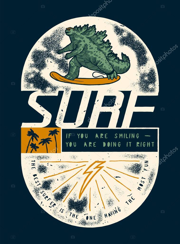 Godzilla Contra El Tipo Surfista