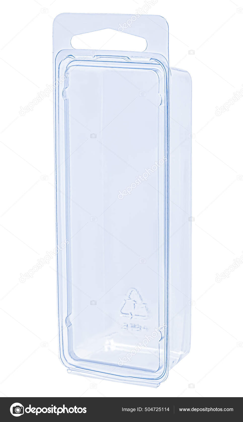 Plastic Container White Background Packaging Close Clamshell Package ...