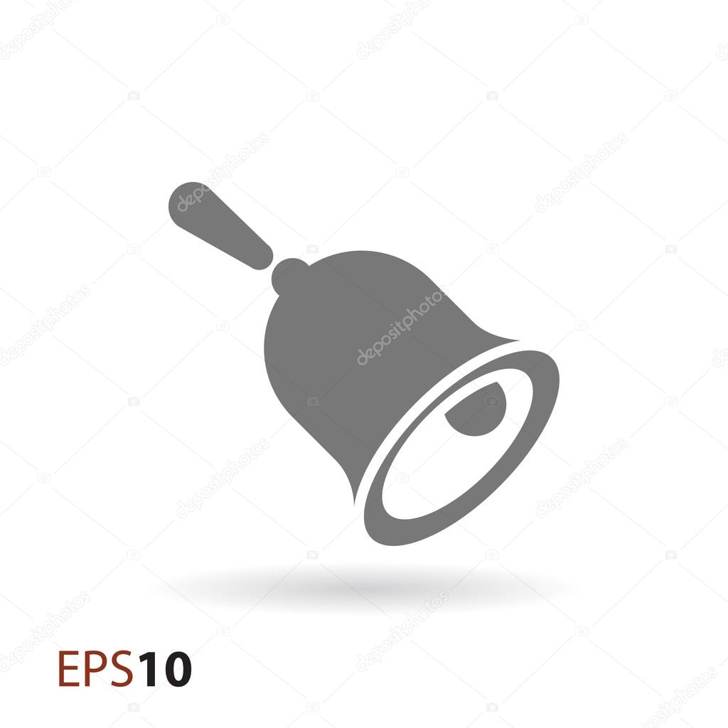 Hand bell icon for web and mobile — Stock Vector © TogrulBabayev #96262702