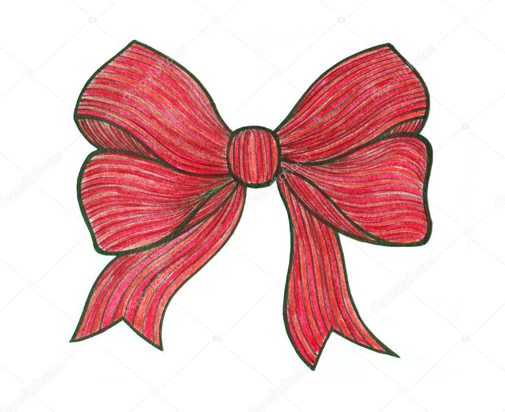 Red Bow Tie Drawing