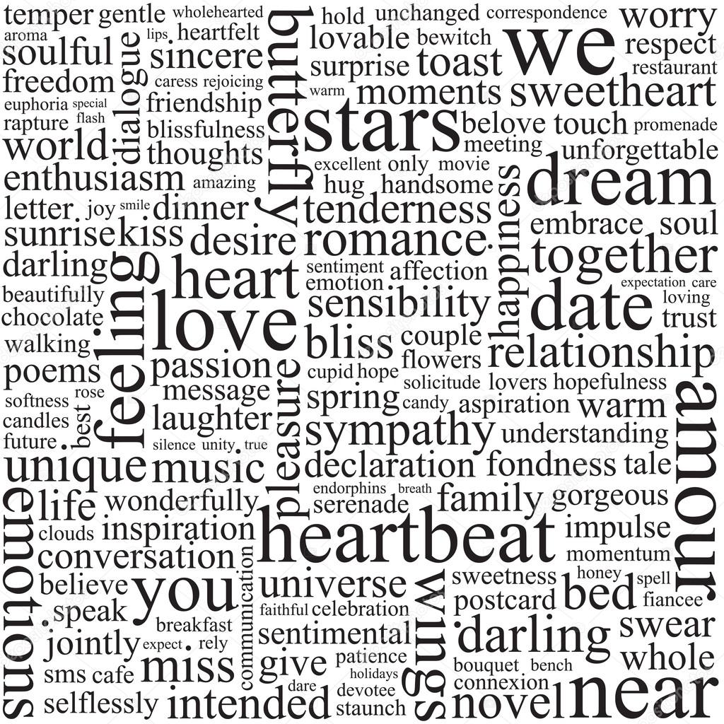 Background with words — Stock Vector © Fantagoro #124786740