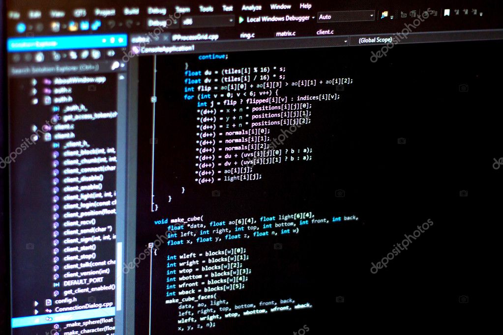 Monitor of IT developer — Stock Photo © monstArrr #88302602