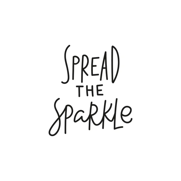 Sparkle every day quote simple lettering sign Stock Vector by ©LenaRo ...