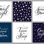 Good Night Sleep Tight Phrase Poster Neon Style Inspirational Quote ...