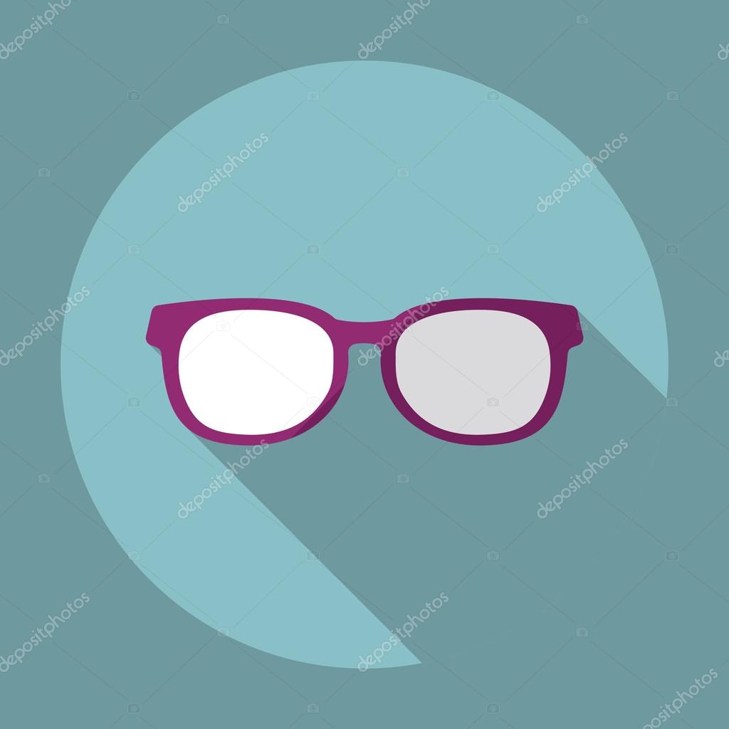 Strong icon in the wall style flat glasses Stock Vector Image by ...