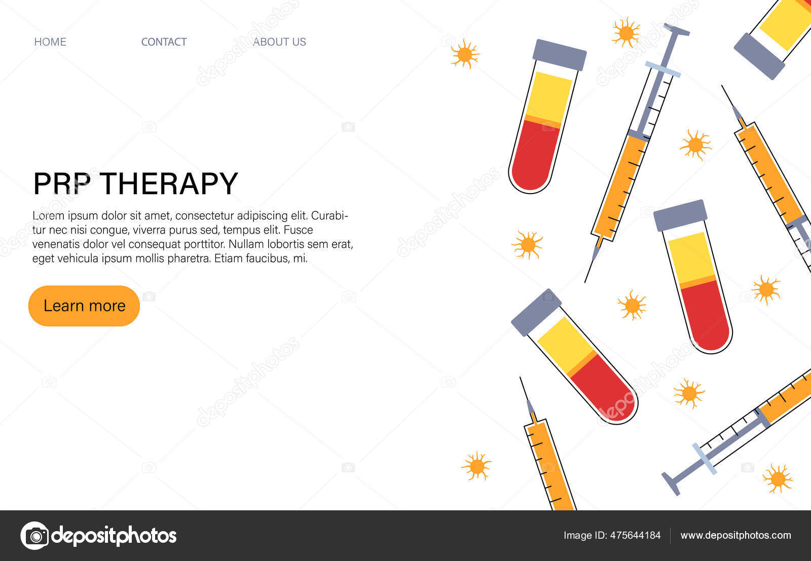 Platelet rich plasma concept Stock Vector Image by ©Pikovit #475644184