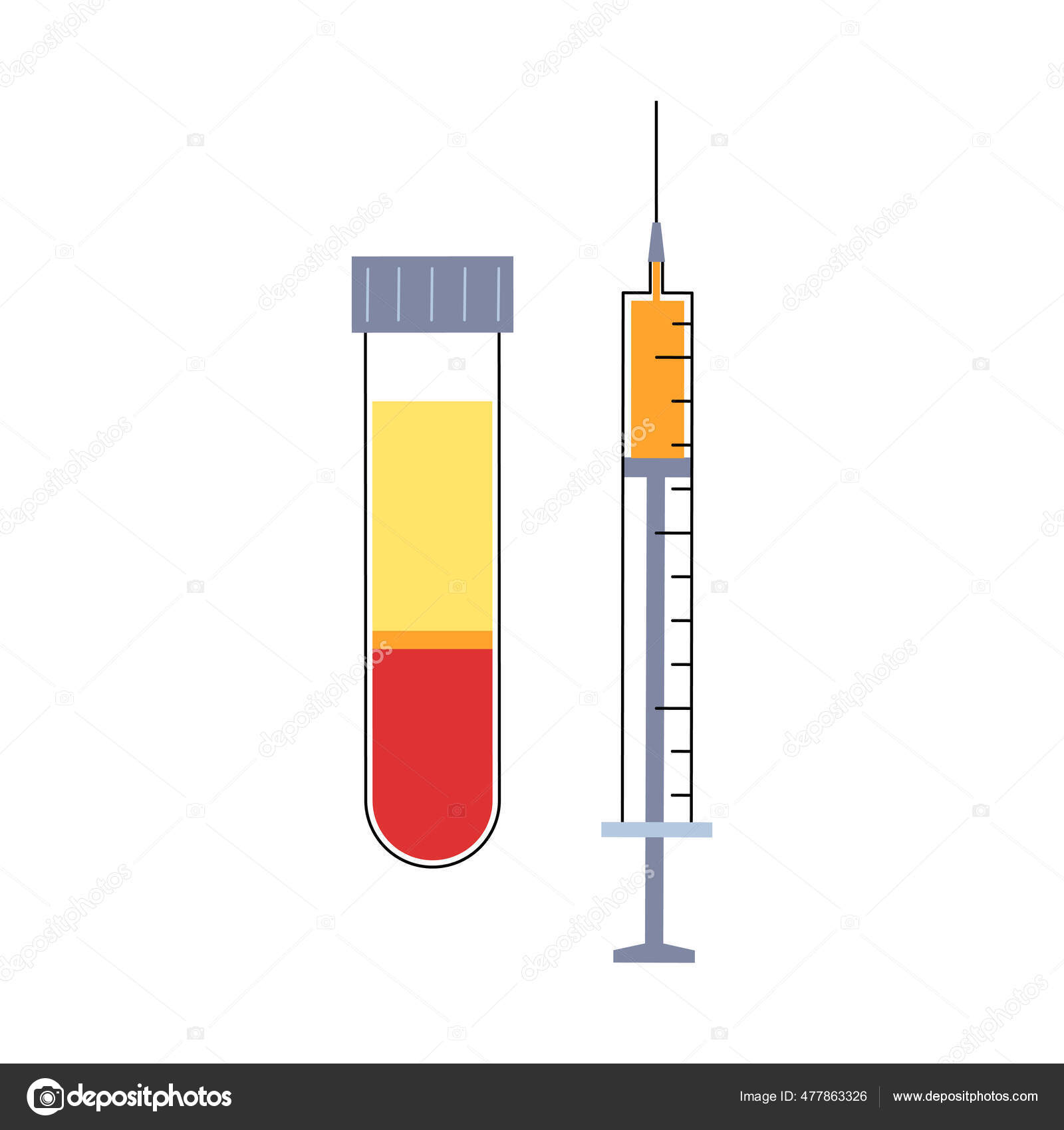 Platelet rich plasma concept Stock Vector by ©Pikovit 477863326
