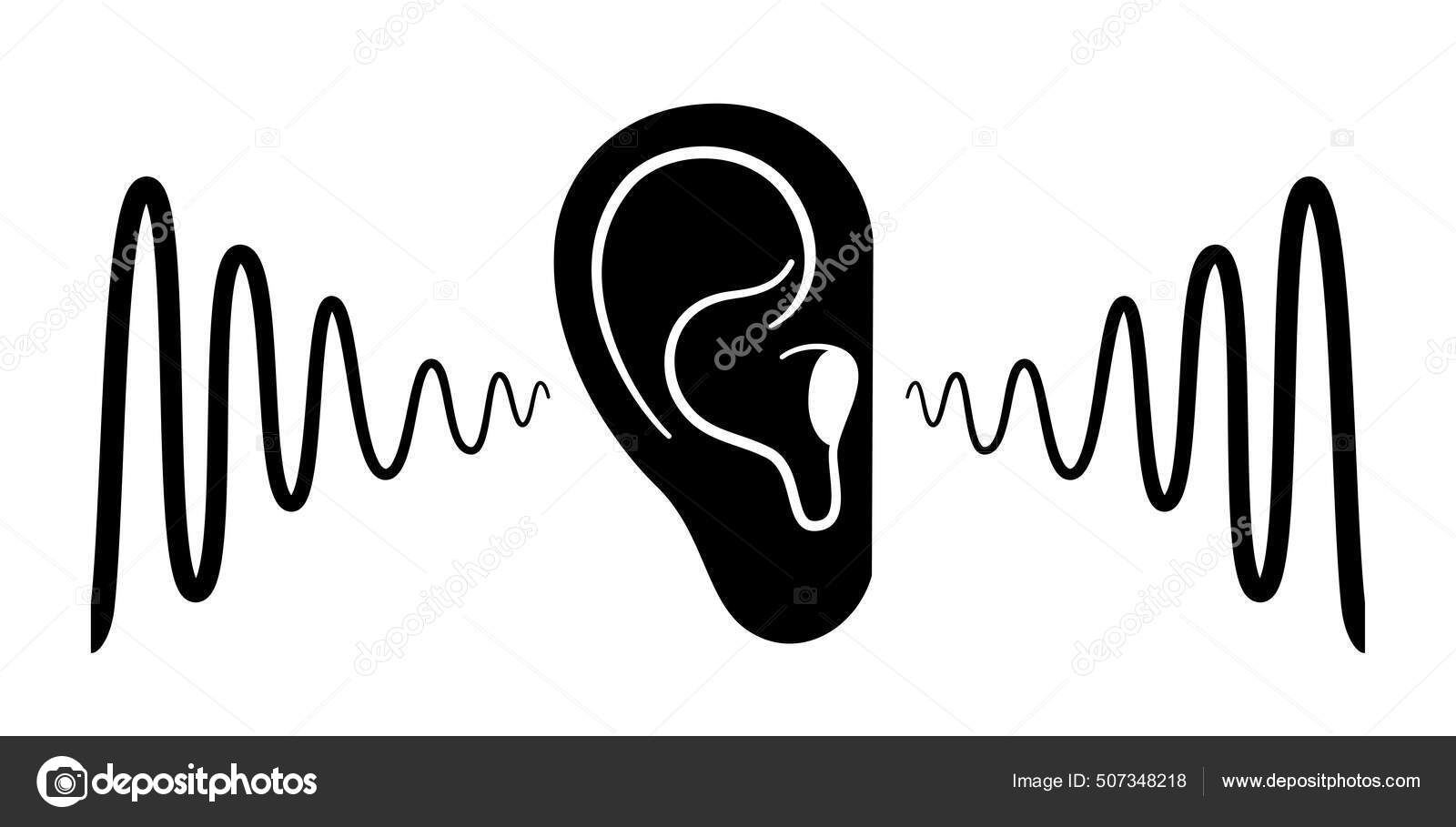 Human hearing icon Stock Vector Image by ©Pikovit #507348218