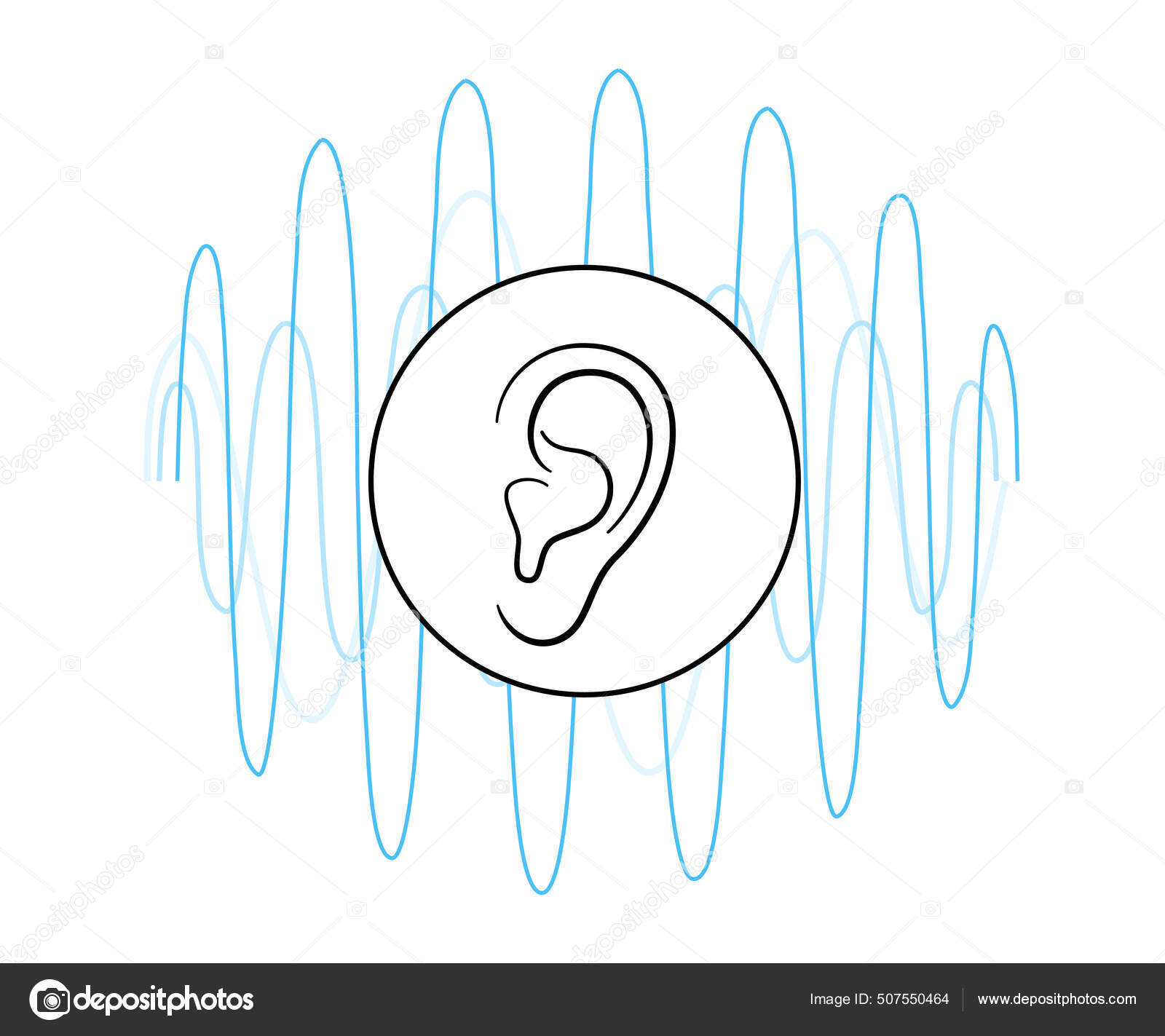 Human hearing icon Stock Vector Image by ©Pikovit #507550464