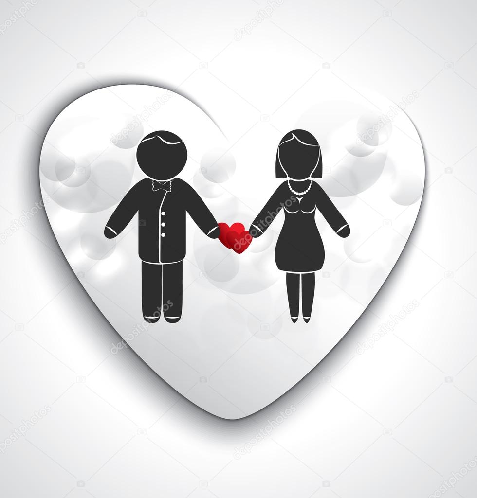 Lovers, romantic couple icon Stock Vector Image by ©Anna_Maximenko ...