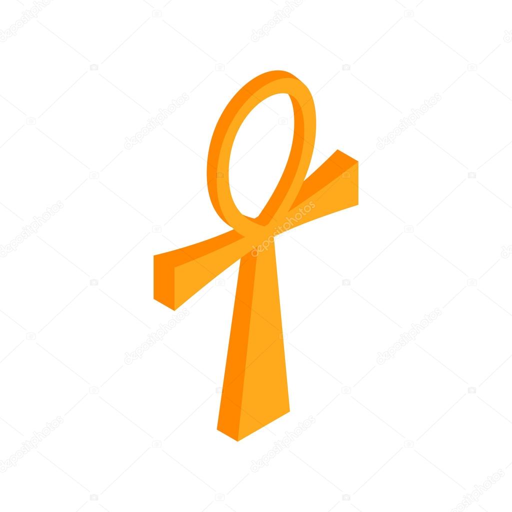 Gold Ankh Egypt icon, isometric 3d style Stock Vector Image by ©juliarstudio #100085234