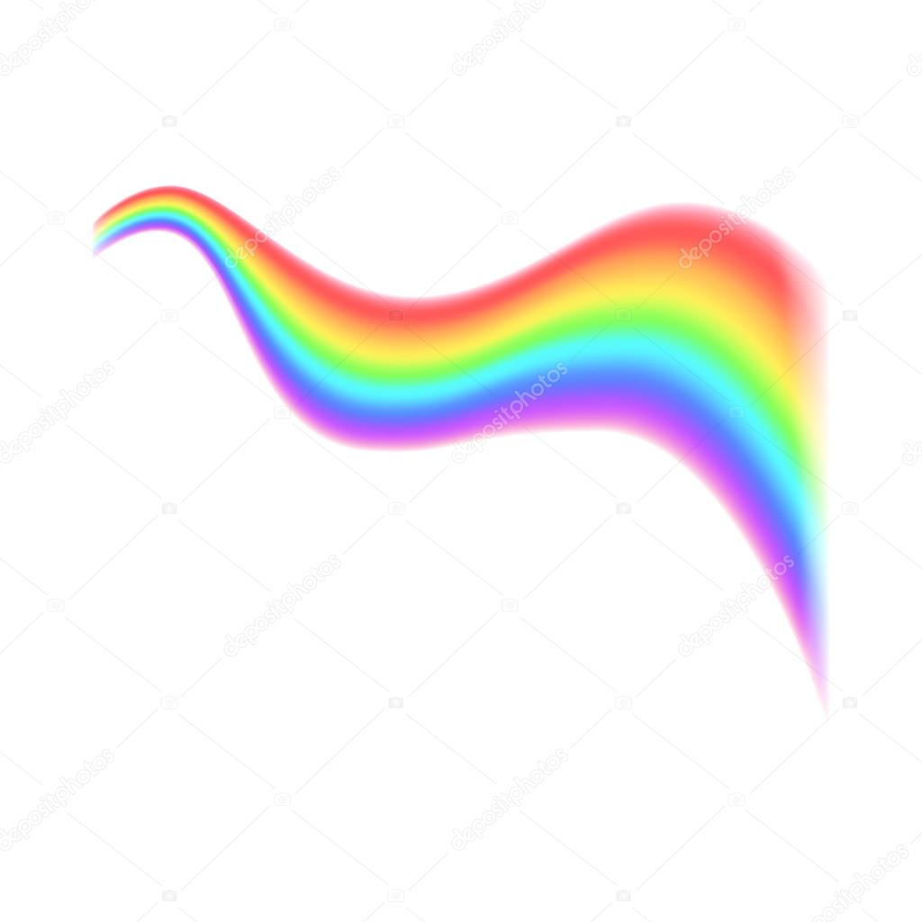 Rainbow curved line icon,realistic style Stock Vector by ©juliarstudio ...