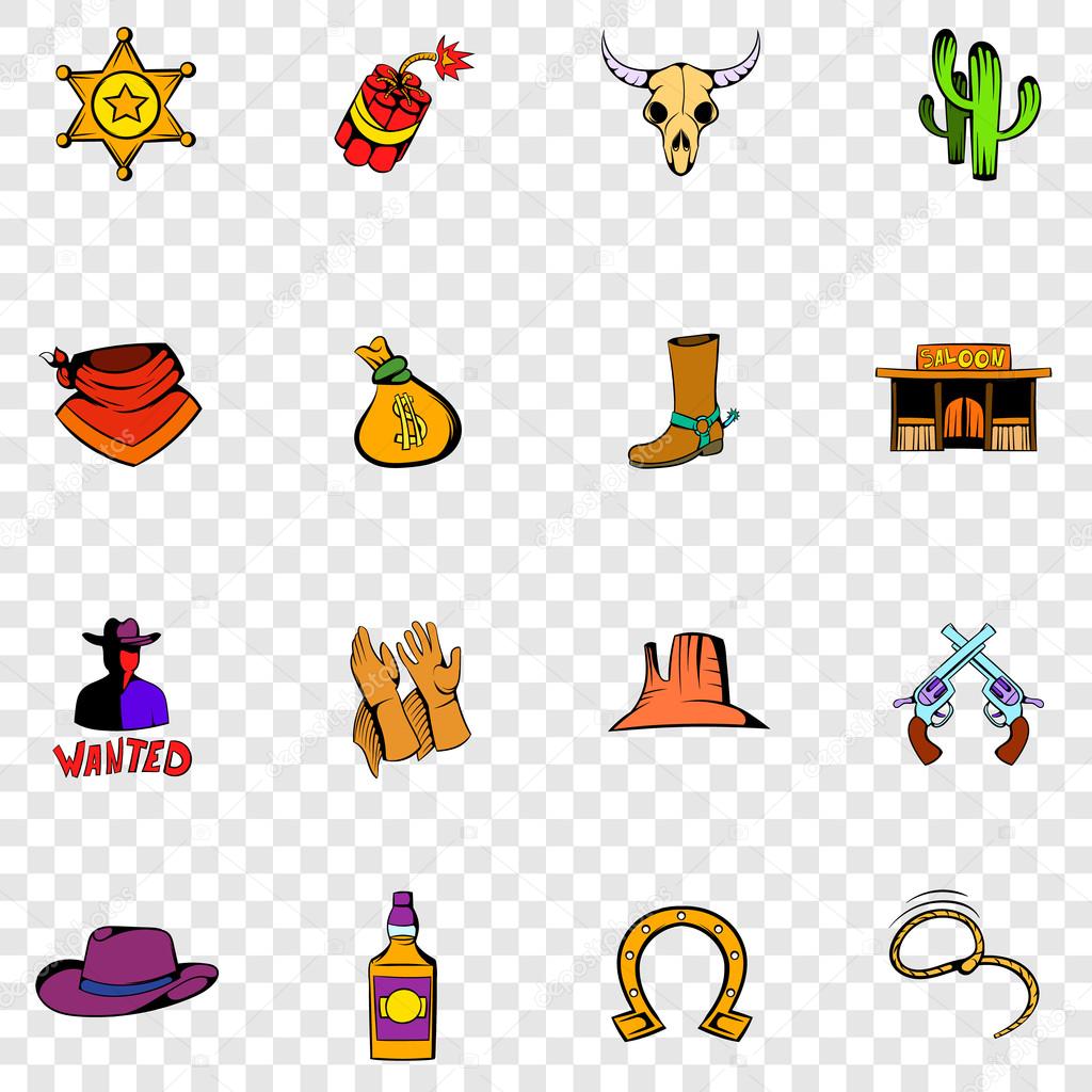 Wild West set icons Stock Vector Image by ©juliarstudio #106962856